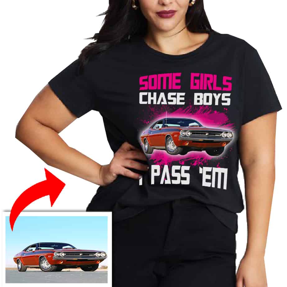 Car Custom Photo Women’s T-shirt (CA1) – Kool-Kool