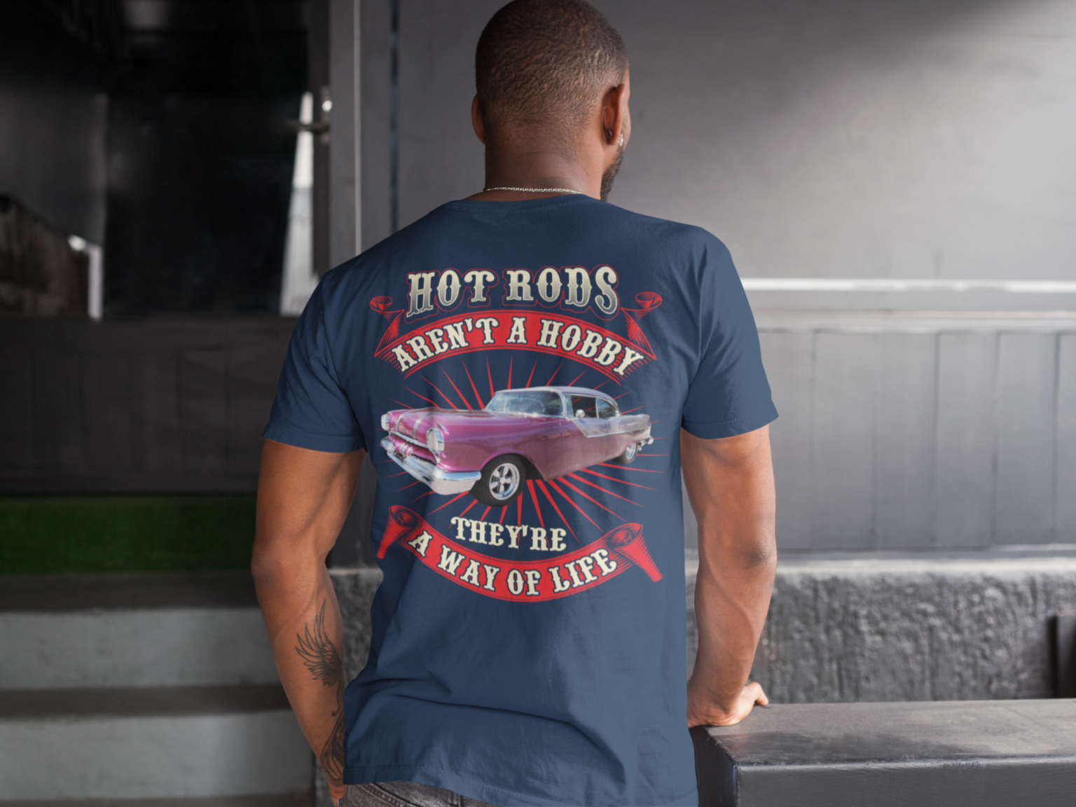 Hot Rod Custom Photo T-shirt Print on the back (HOT20) – Kool-Kool