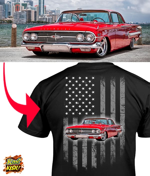 Hot Rod Custom T-shirt On The Back (BK05) – Kool-Kool