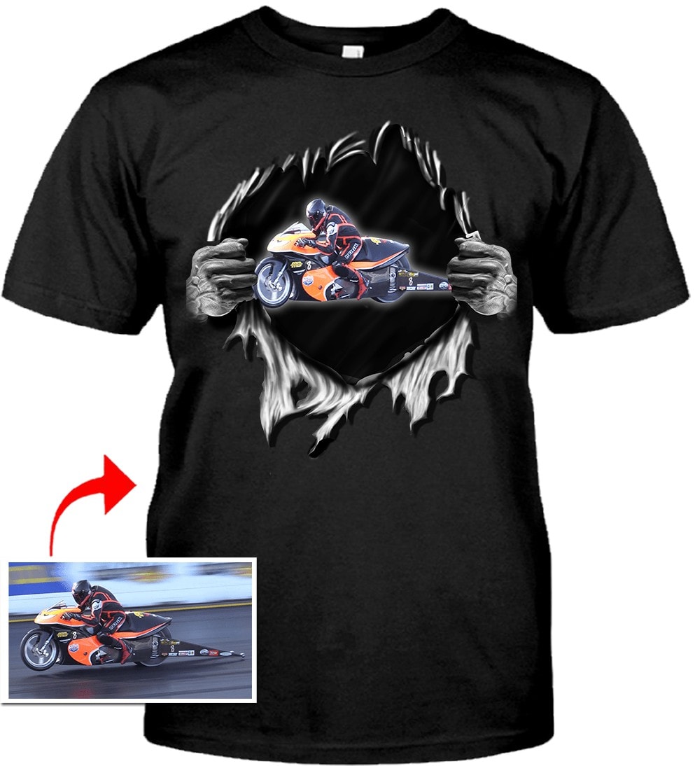 DRAGSTER Custom Photo T-shirt (BK088) – Kool-Kool