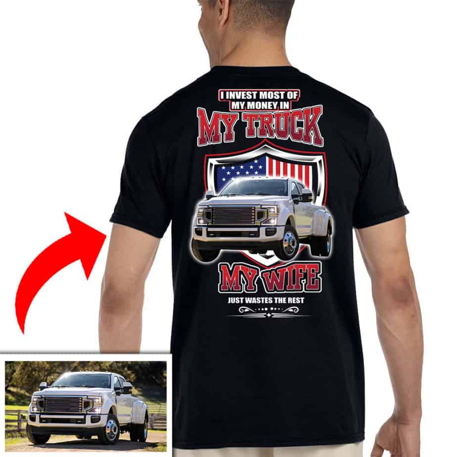 Pickup Truck Custom Photo T-shirt (PITRU7) – Kool-Kool