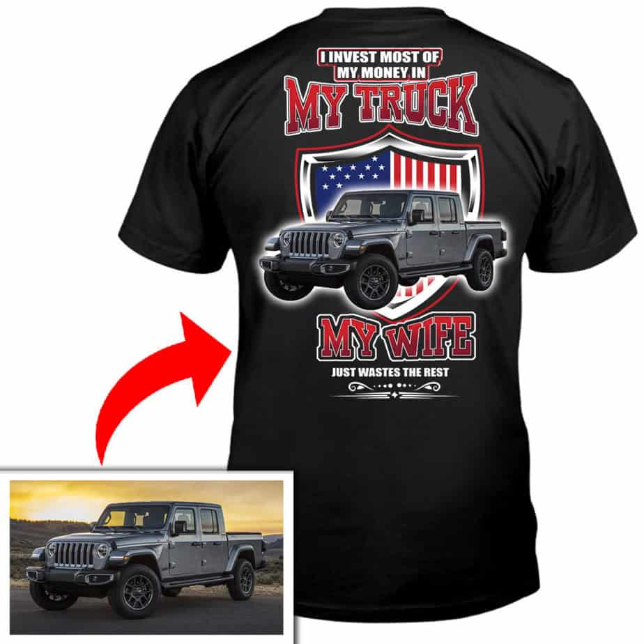 Pickup Truck Custom Photo T-shirt (PITRU7) – Kool-Kool