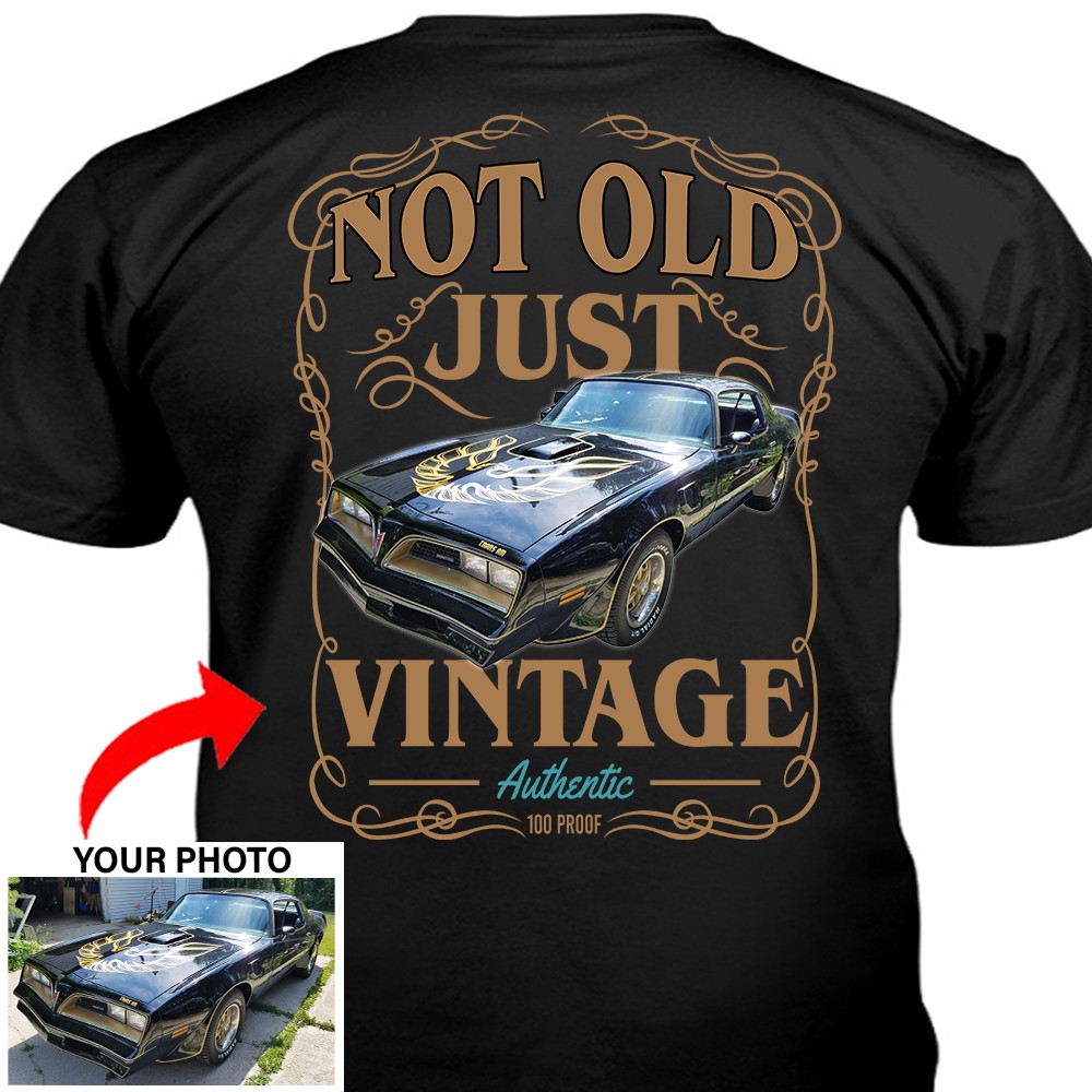 Classic Car Custom Photo T-shirt, Personalized t-shirt funny gift for ...