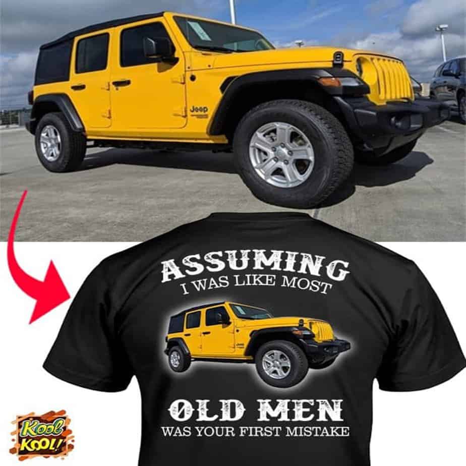 JEEP Custom T-shirt On The Back (CA10) – Kool-Kool