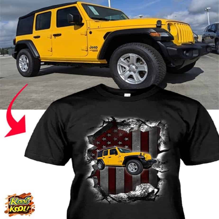 JEEP Custom Photo T-shirt (JEE16) – Kool-Kool