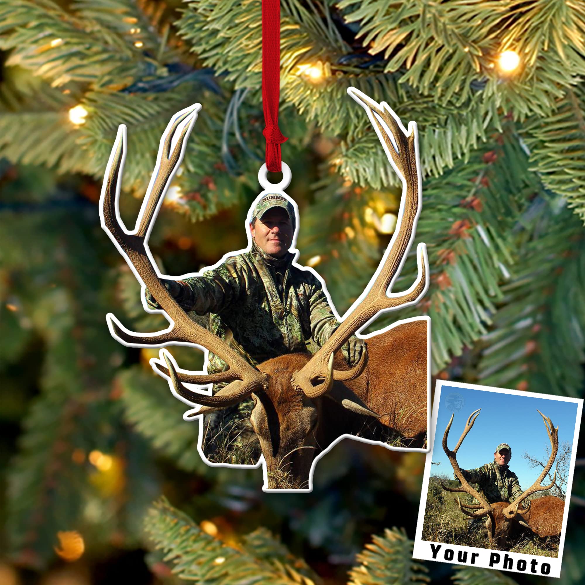 Personalized Photo Hunting Chrismas Ornament – Kool-Kool