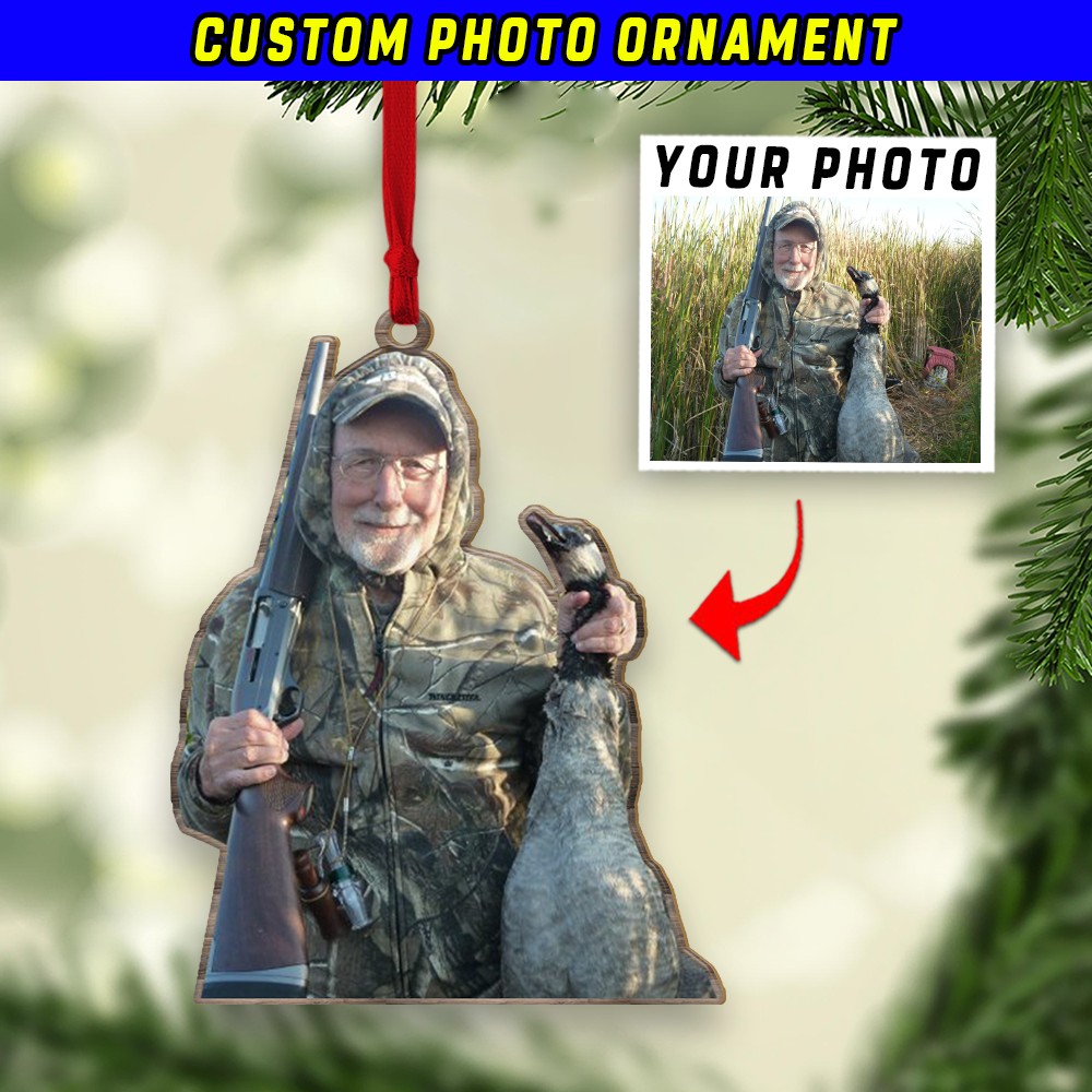 Personalized Photo Hunting Chrismas Ornament – Kool-Kool