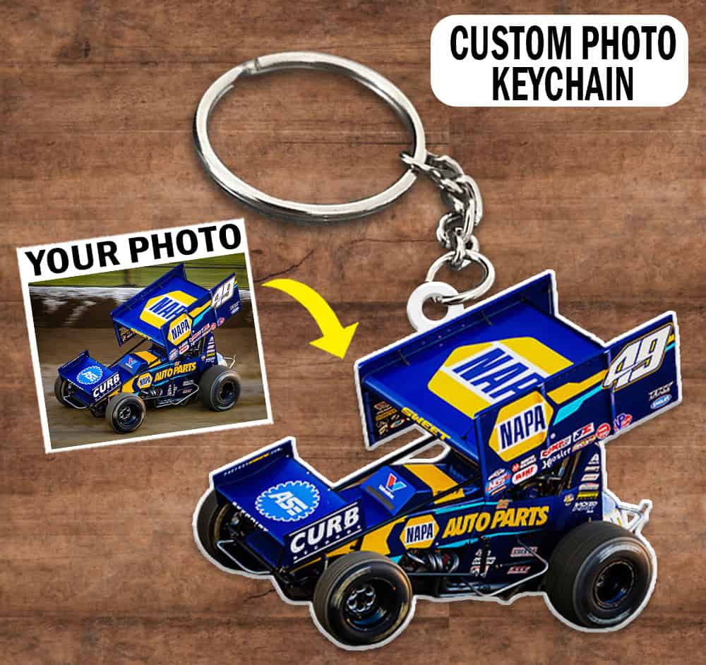 Dirt Track Racing Personalized Keychain, Dirt Track Racing custom photo ...