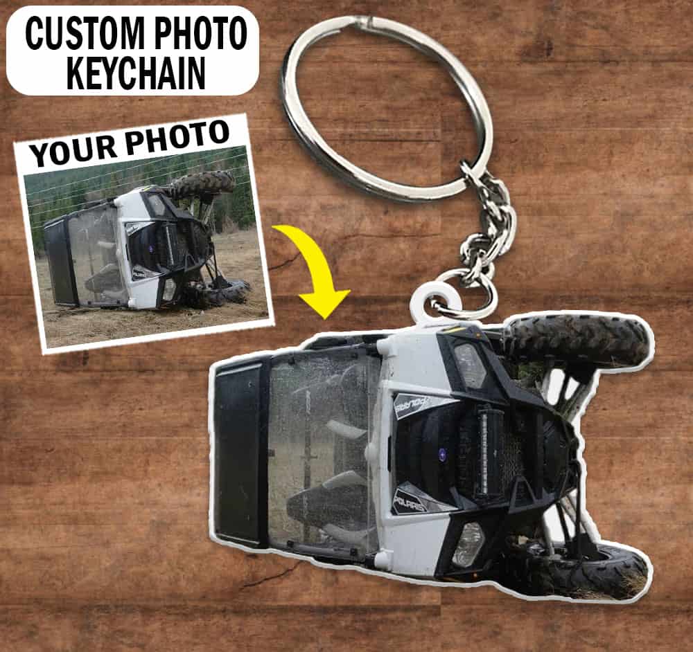 Personalized Photo RZR Keychain, UTV Side by Side gifts for men – Kool-Kool