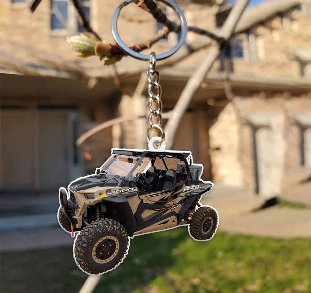 Personalized Photo RZR Keychain, UTV Side by Side gifts for men – Kool-Kool
