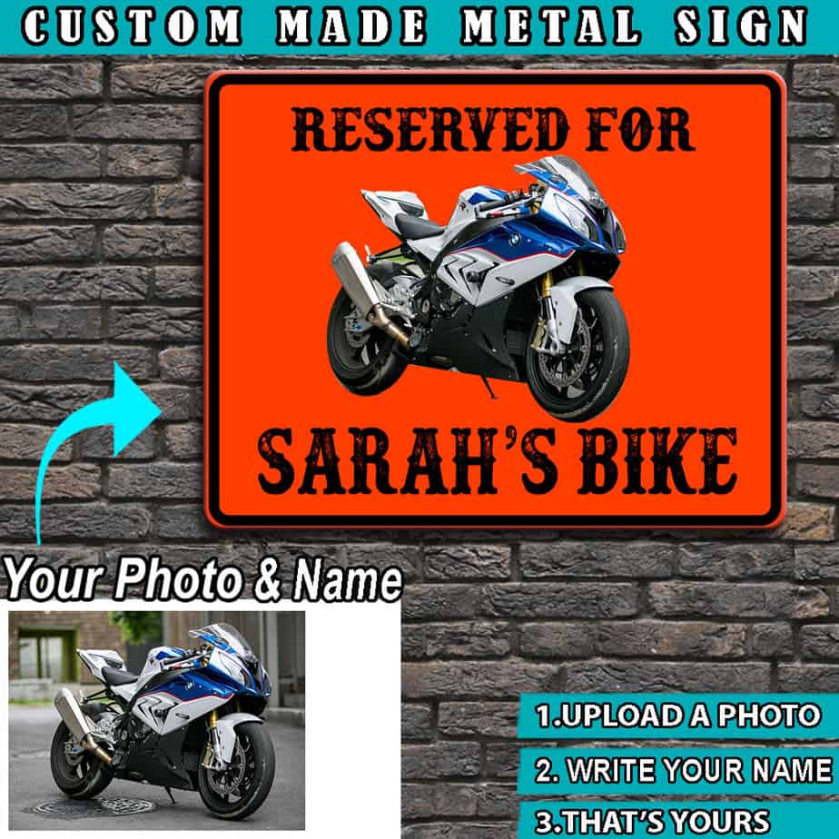 Personalized Photo and Text printed Motorcycle Metal Sign (RESE) – Kool ...