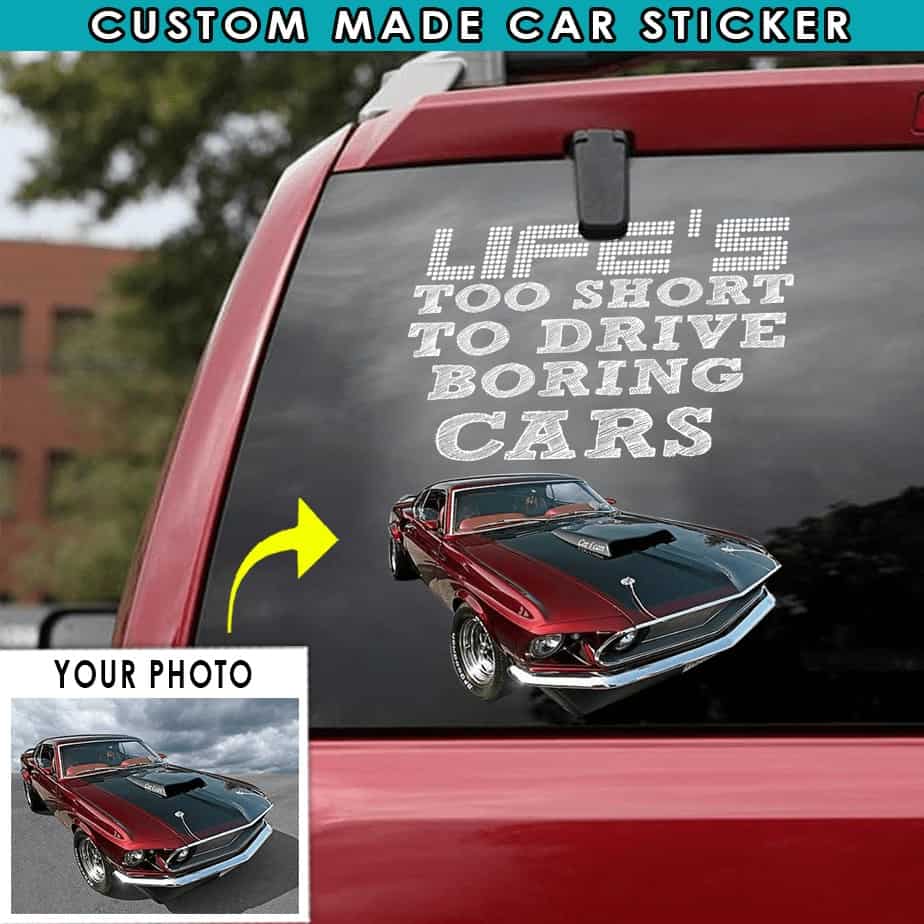 Personalized Transparent Vinyl Car Decal – Kool-Kool