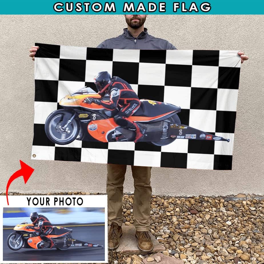 Personalized Photo Dragster Racing Flag (CTML) – Kool-Kool