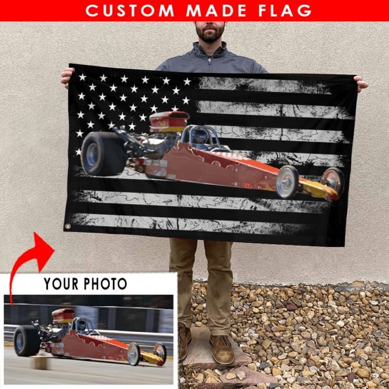 Personalized Photo Drag Racing Flag (AmericanFlag02) – Kool-Kool