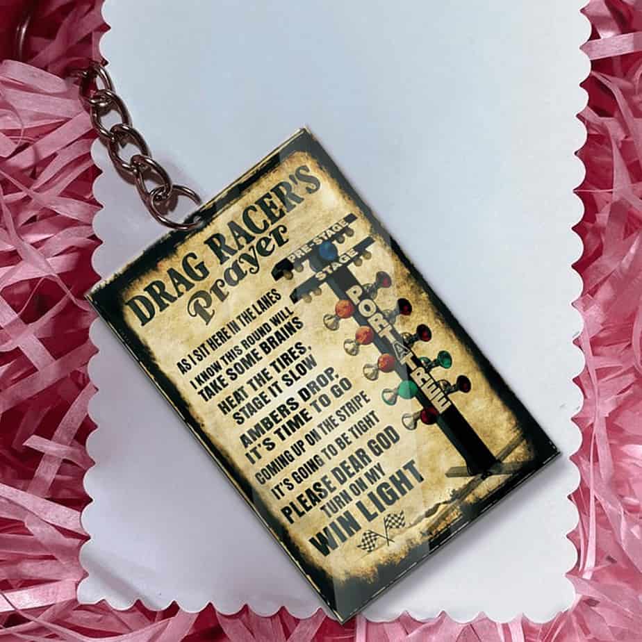 Drag Racer’s Prayer Keychain – Kool-Kool