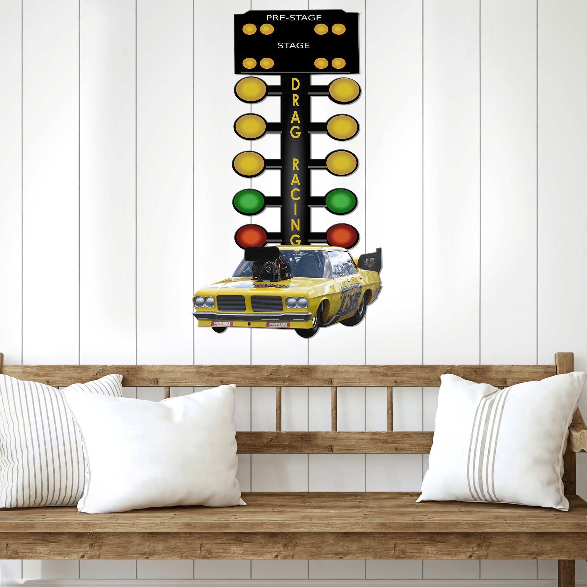 Drag Racing Personalized Picture Metal Sign (Dragtree) – Kool-Kool