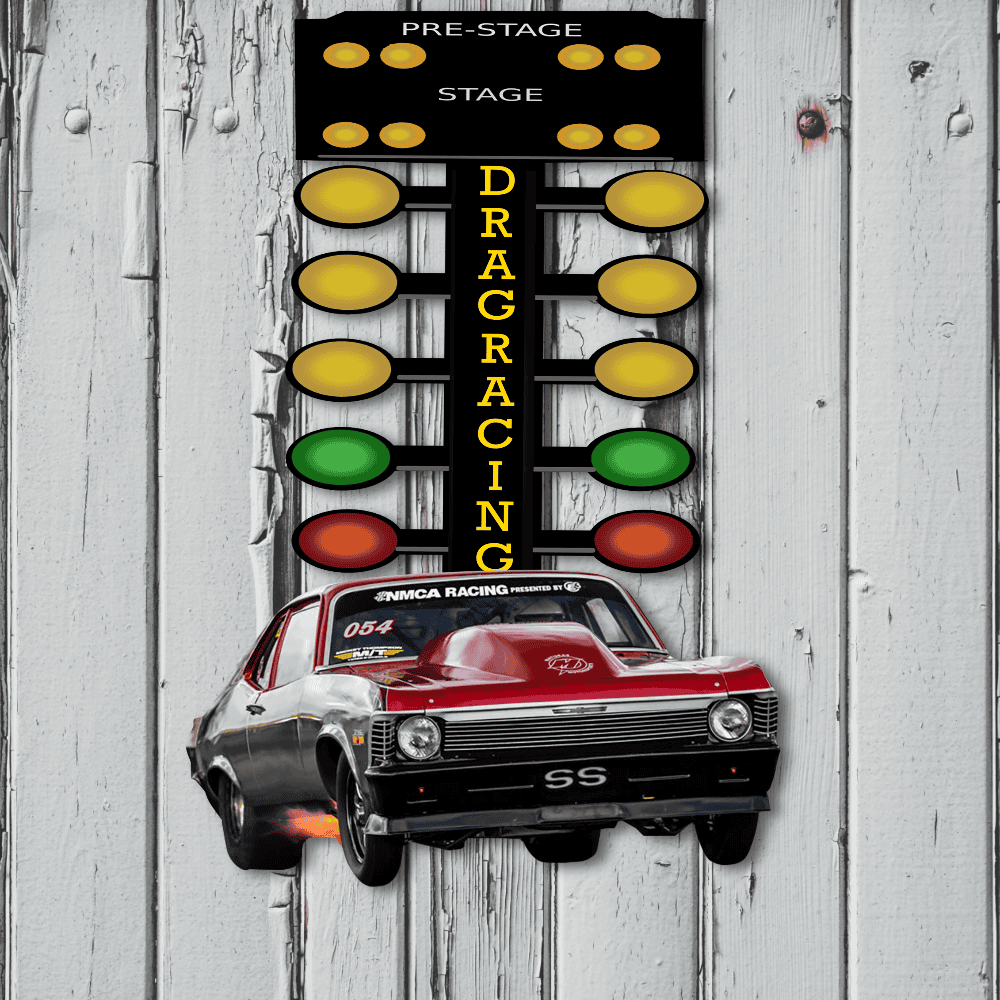Drag Racing Personalized Photo Cut Metal Sign (Dragtree) – Kool-Kool