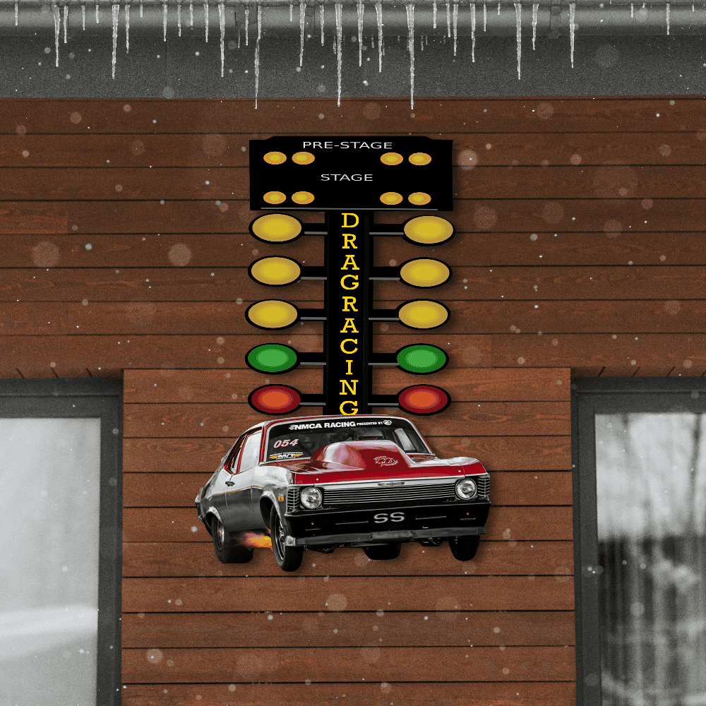 Drag Racing Personalized Photo Cut Metal Sign (Dragtree) – Kool-Kool