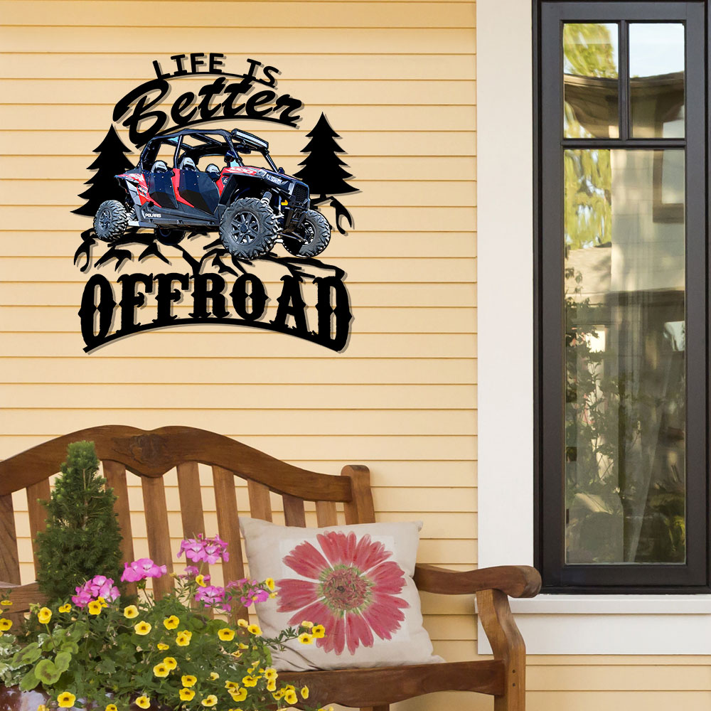 Off-Roading Personalized Cut Metal Sign (lifeoff-road) – Kool-Kool