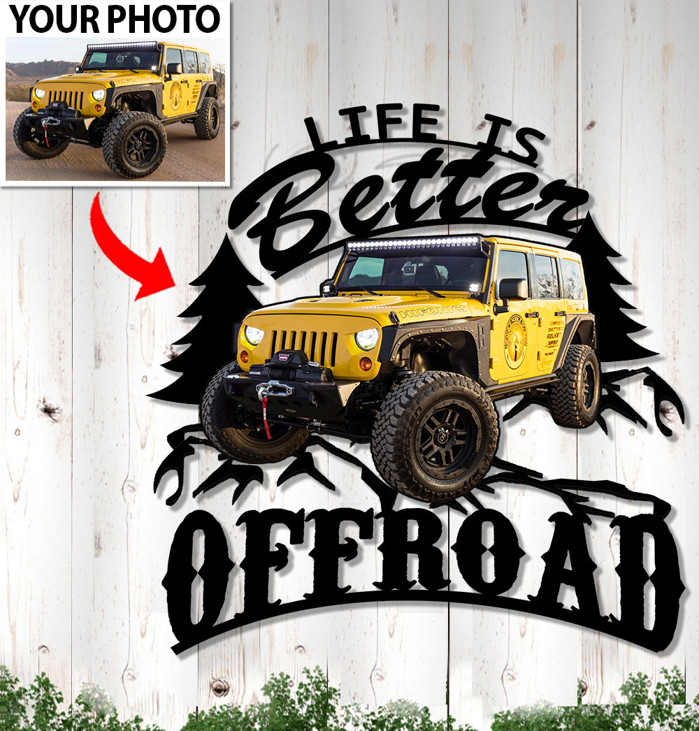 Off-Roading Personalized Cut Metal Sign (lifeoff-road) – Kool-Kool