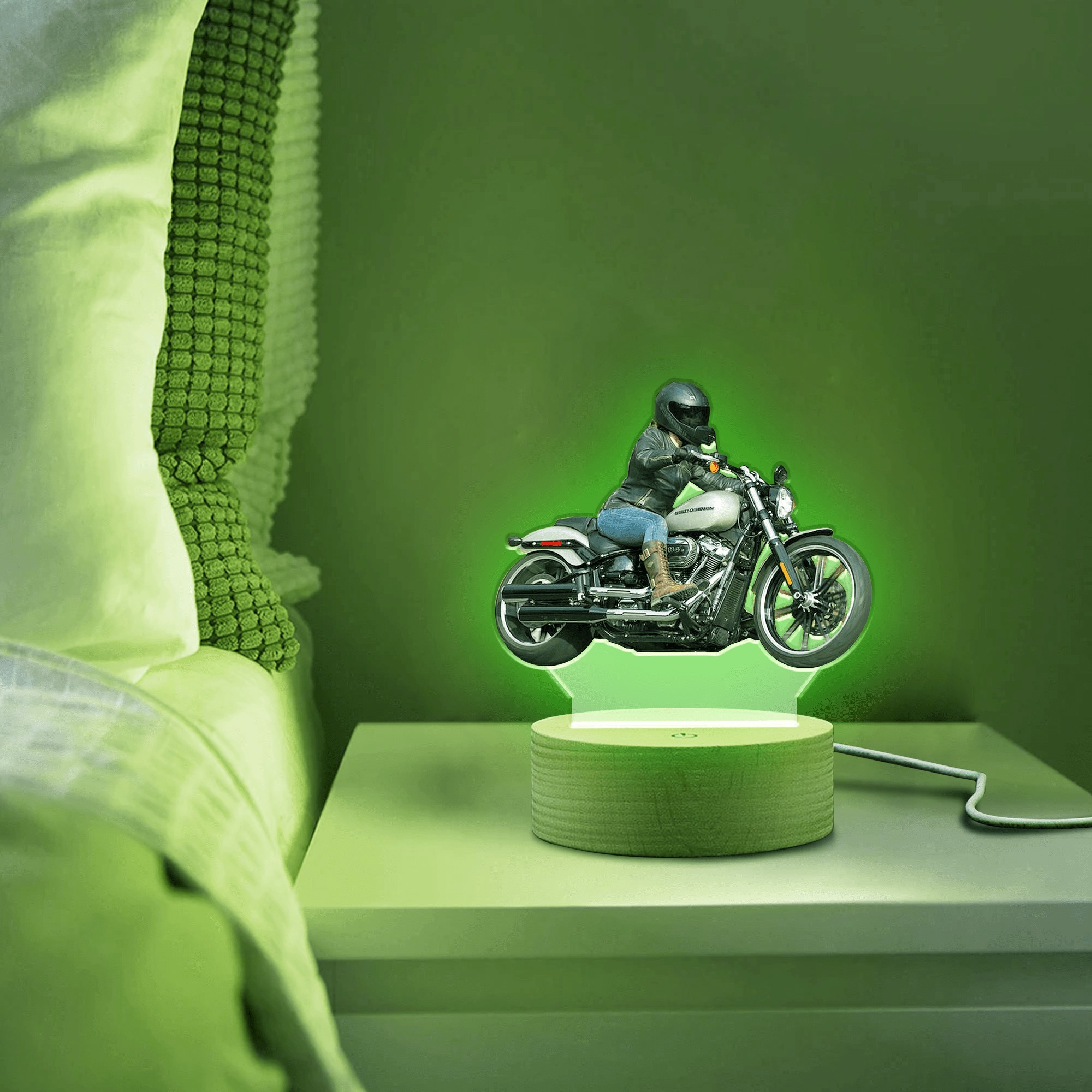 Personalized Photo Printed Motorcycle Night Light (Mc-nig2) – Kool-Kool