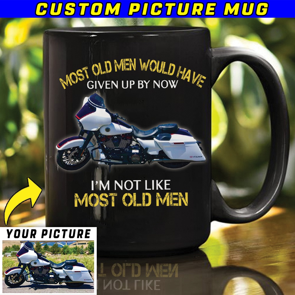 Personalized Photo Biker Coffee Mug (RACE7) – Kool-Kool