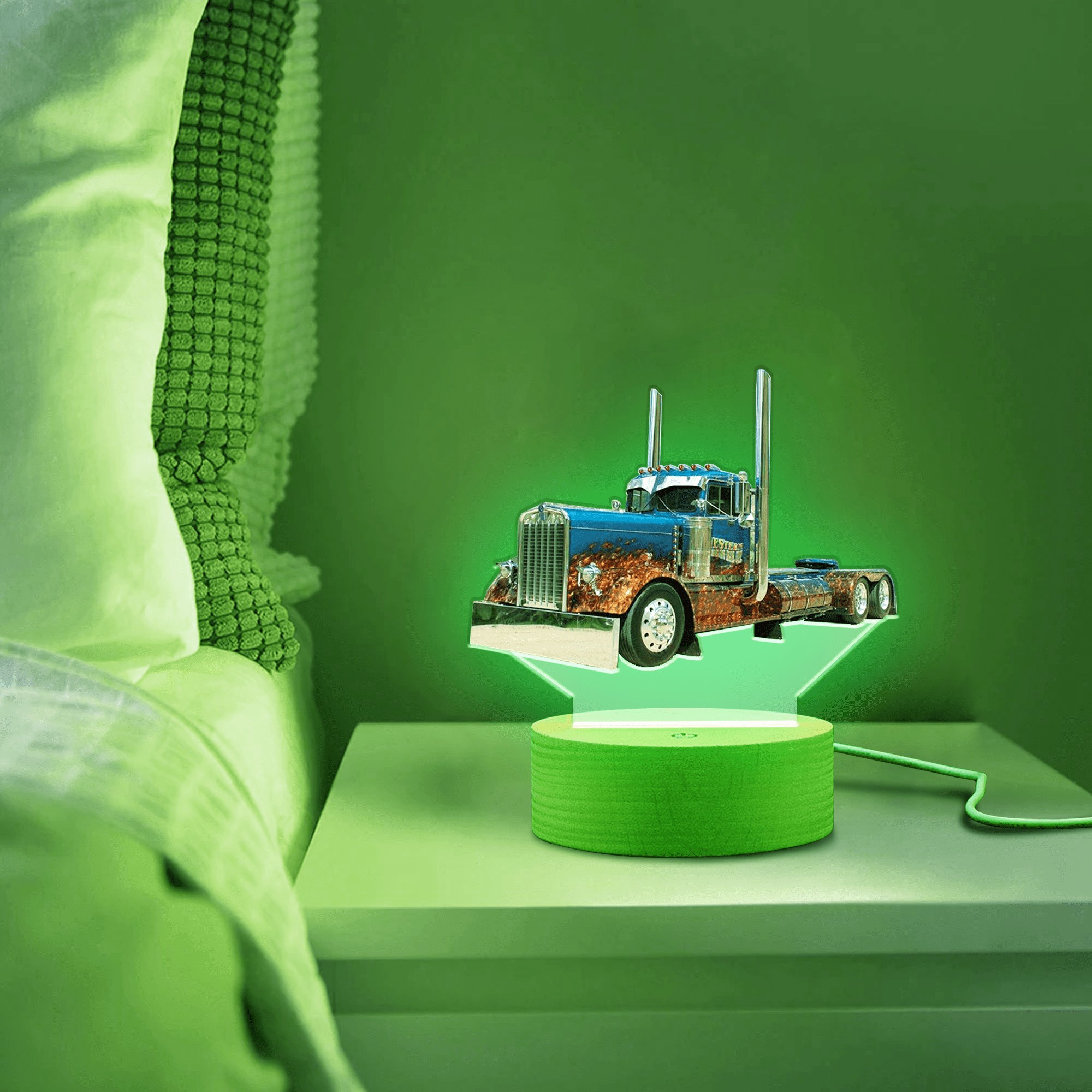 Personalized Photo Printed Semi Truck Night Light (Mc-nig2) – Kool-Kool