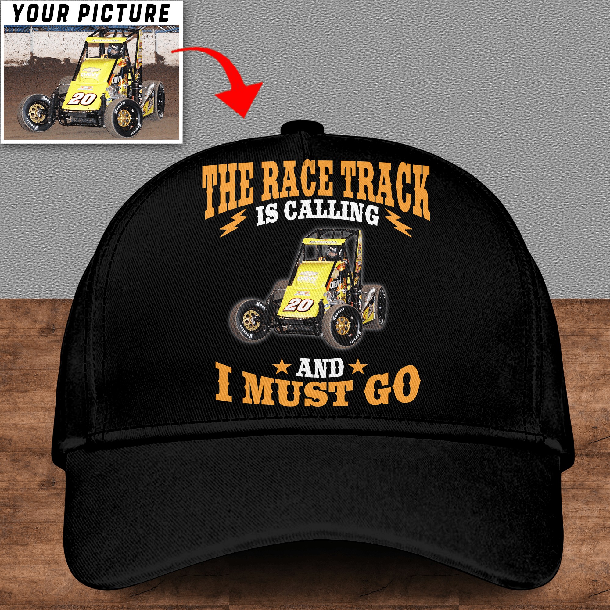 Personalized Photo Dirt Track Racing Baseball Cap (BK59-cap) – Kool-Kool