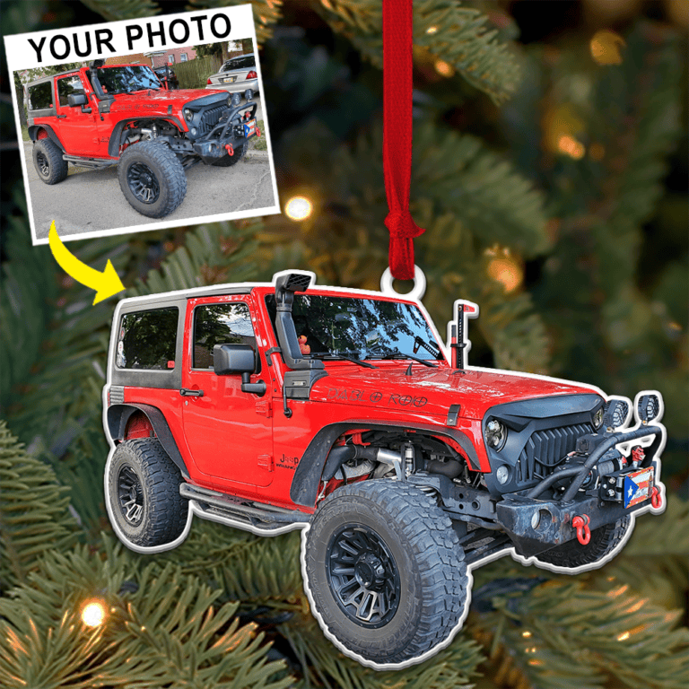 Personalized Photo Jeep Christmas Ornament – Kool-Kool