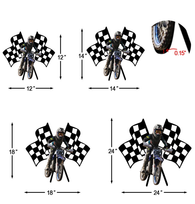 Personalized Photo Motocross Cut Metal Sign (Racingmeta) – Kool-Kool