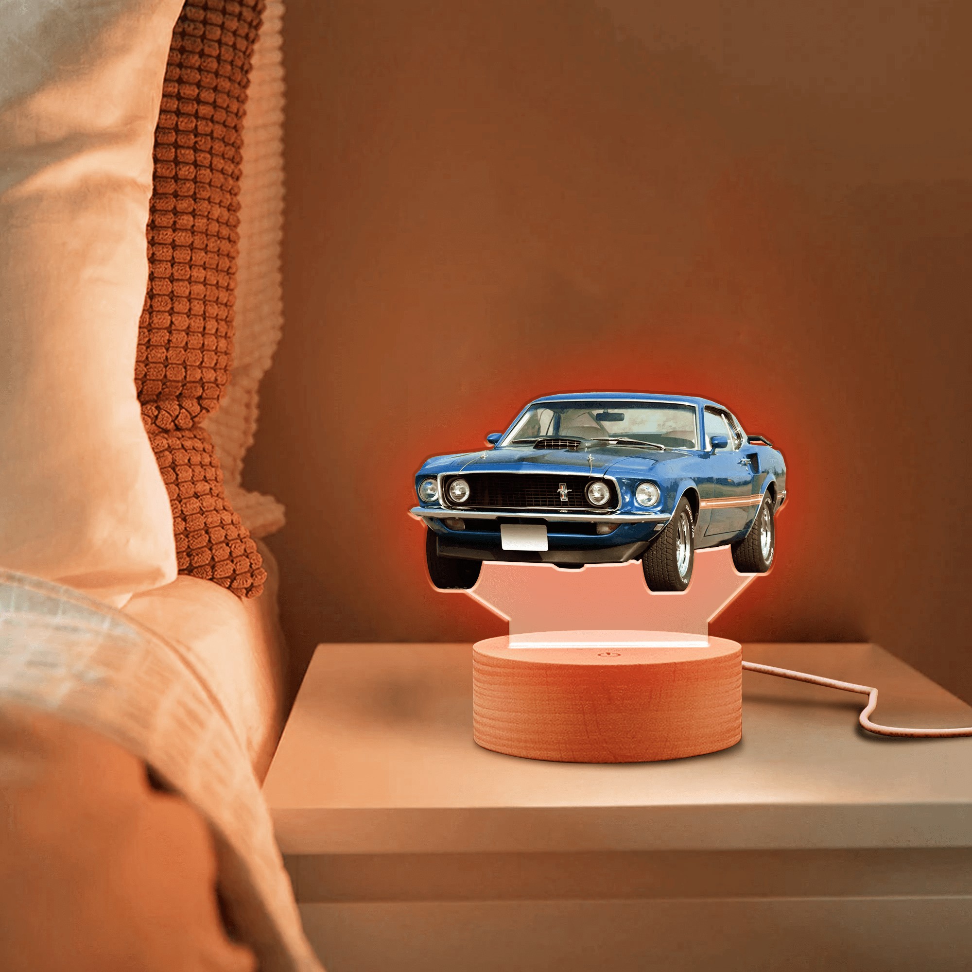 Personalized Photo Printed Drag Racing Night Light, Dragster, Drag Bike ...