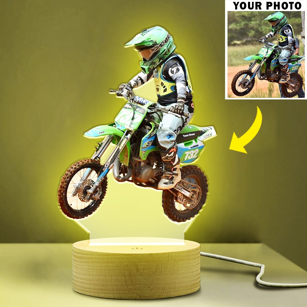 Personalized Photo Printed Motocross Night Light (Mc-nig2) – Kool-Kool