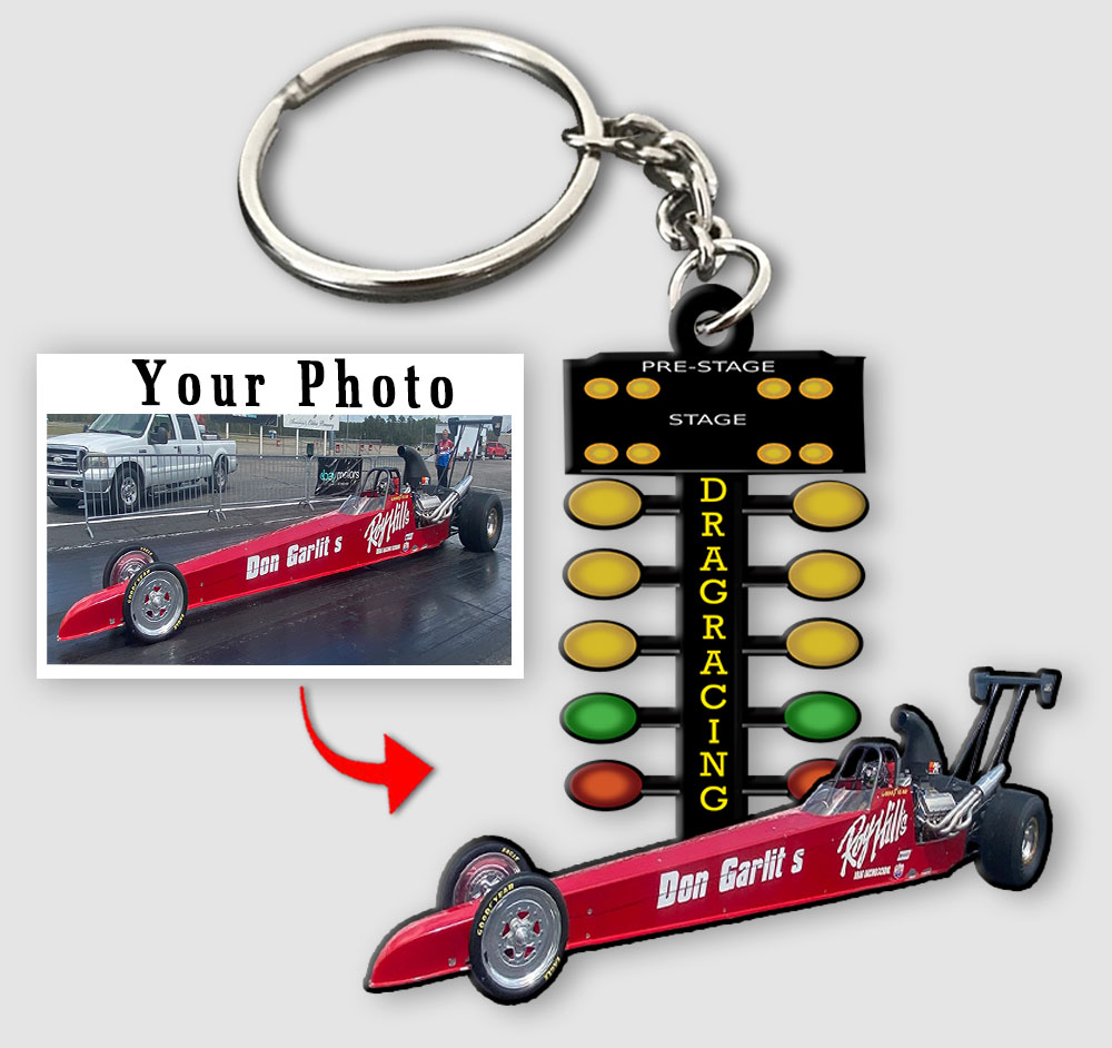 Drag Racing Personalized Photo Keychain (Dragtree) – Kool-Kool