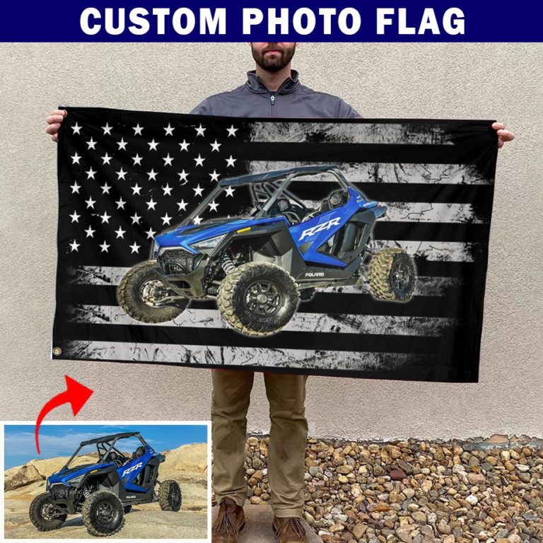 Personalized Photo Off-Road UTV RZR American Flag – Kool-Kool