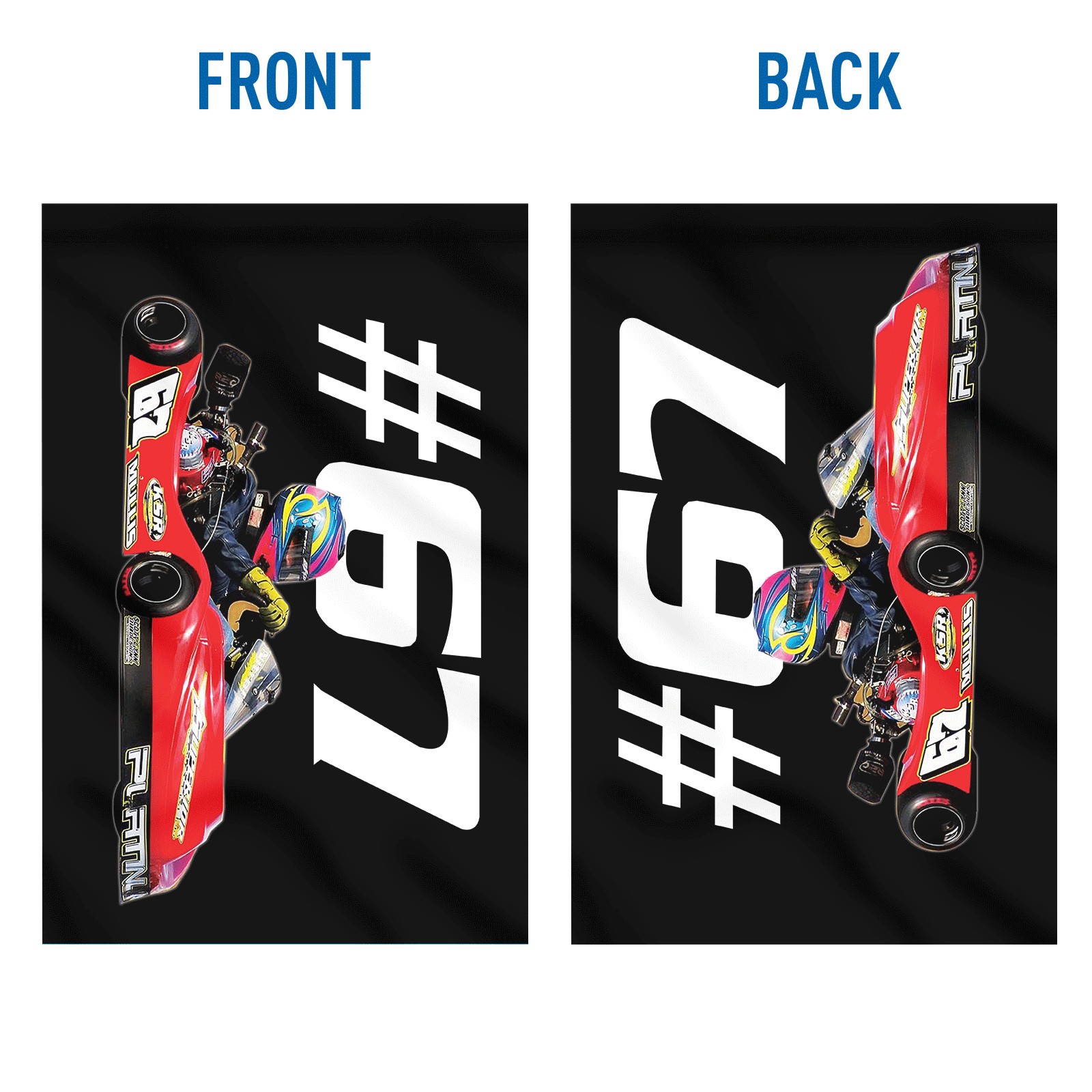 Personalized Photo Dirt Track Racing Flag (Numpho) – Kool-Kool