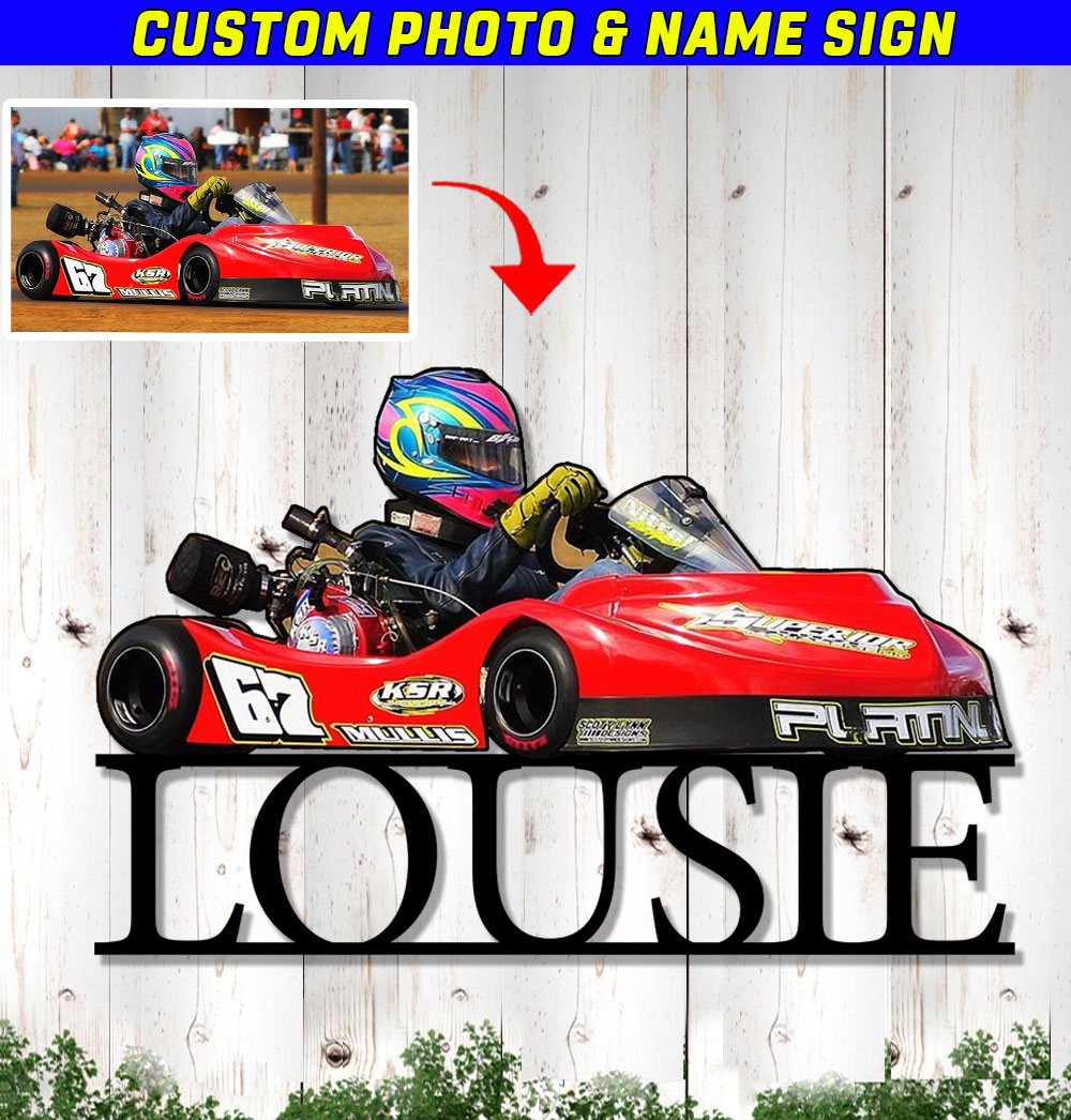 Personalized Photo and Name Lowrider Cut Metal Sign (Phona) – Kool-Kool