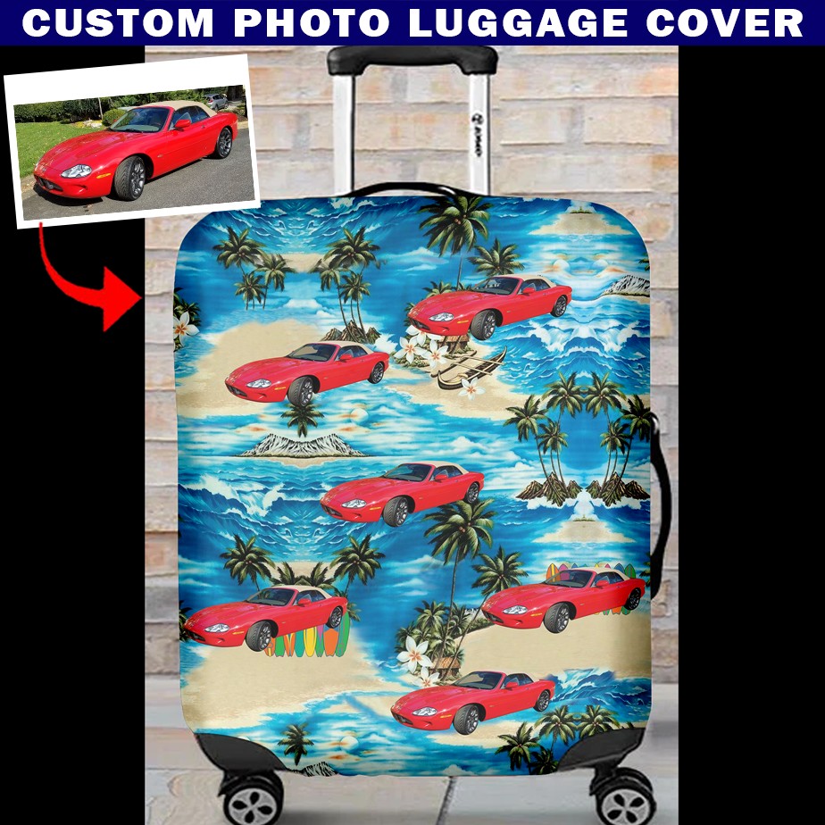 Car Lover Personalized Photo Luggage Cover (Haw2) – Kool-Kool