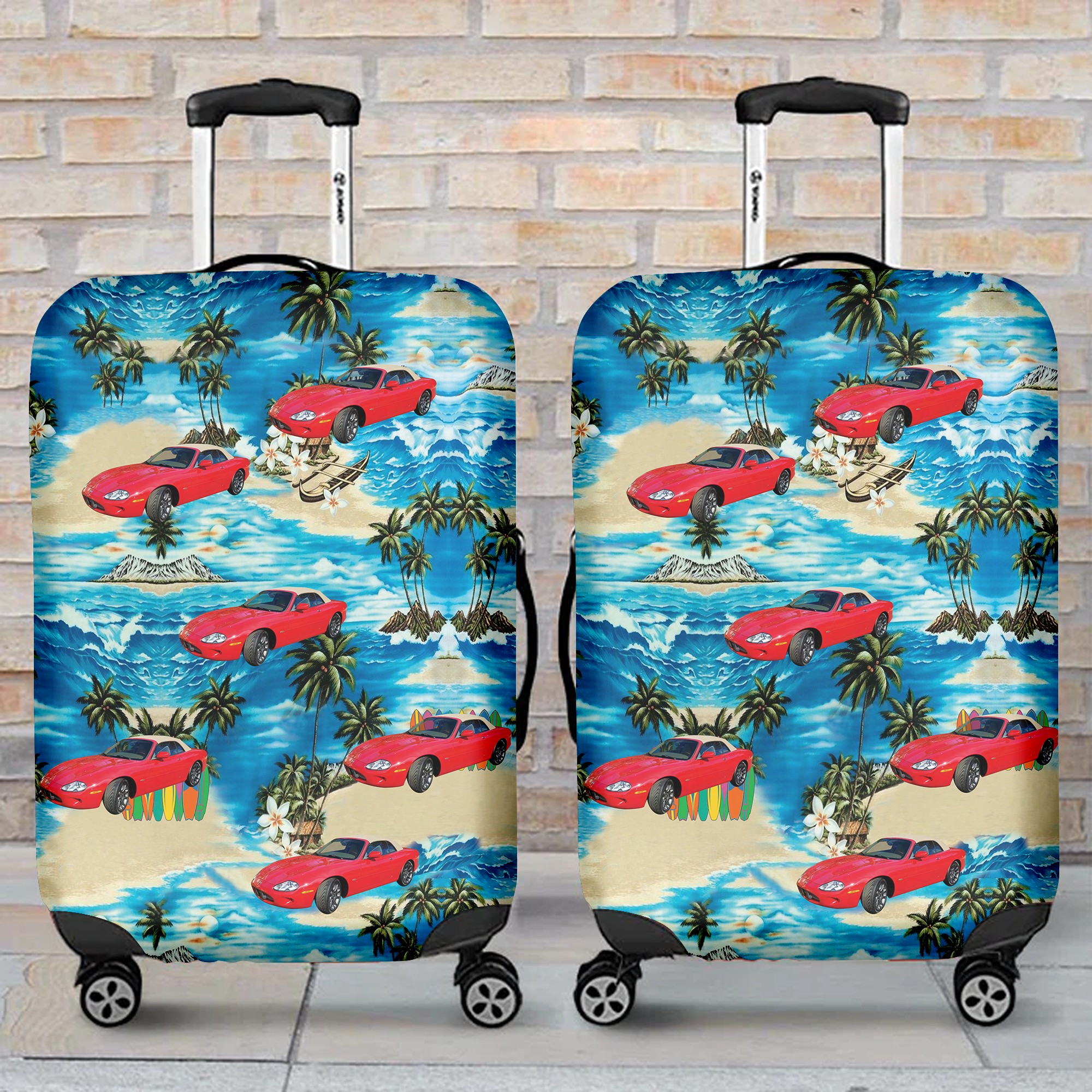 Car Lover Personalized Photo Luggage Cover (Haw2) – Kool-Kool