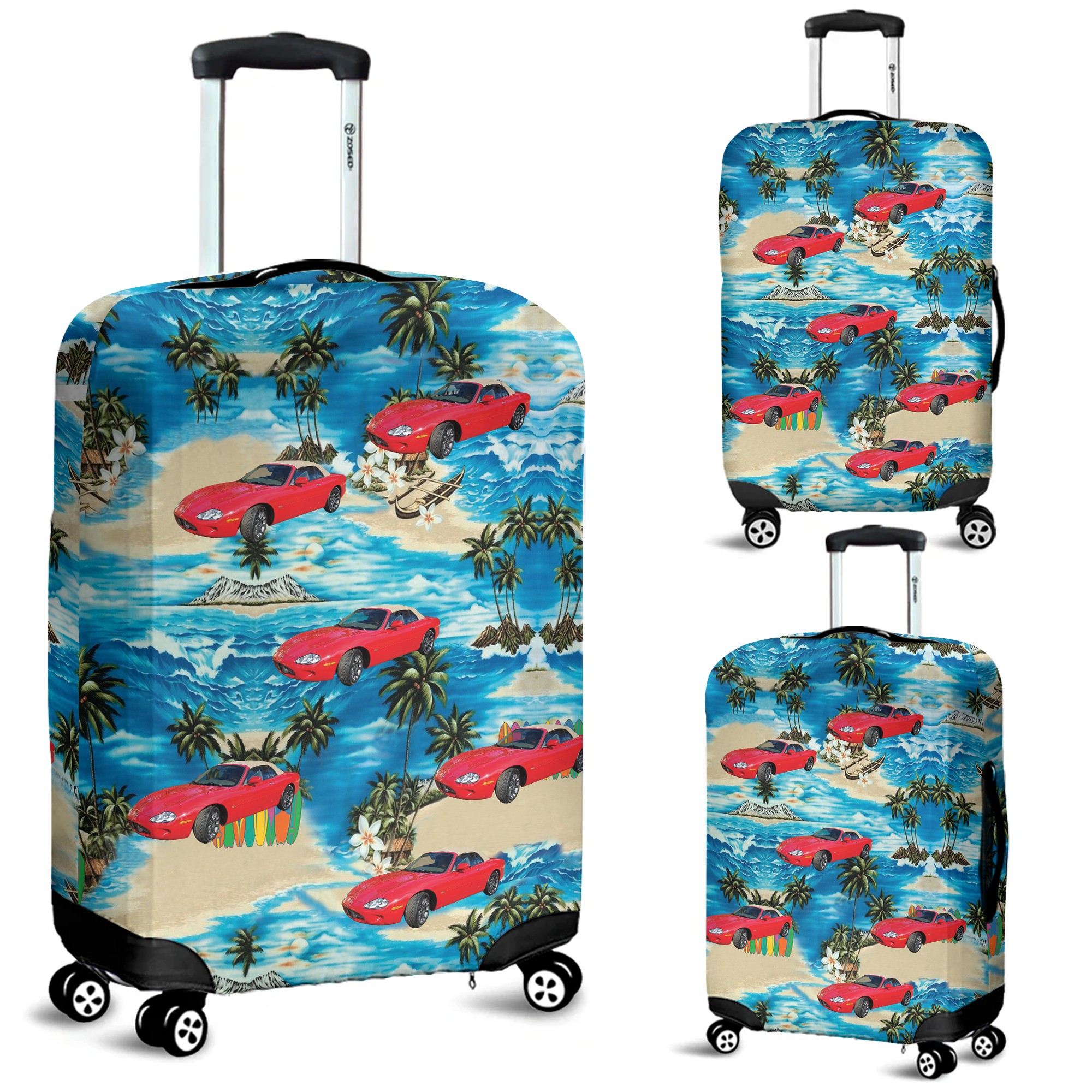 Car Lover Personalized Photo Luggage Cover (Haw2) – Kool-Kool