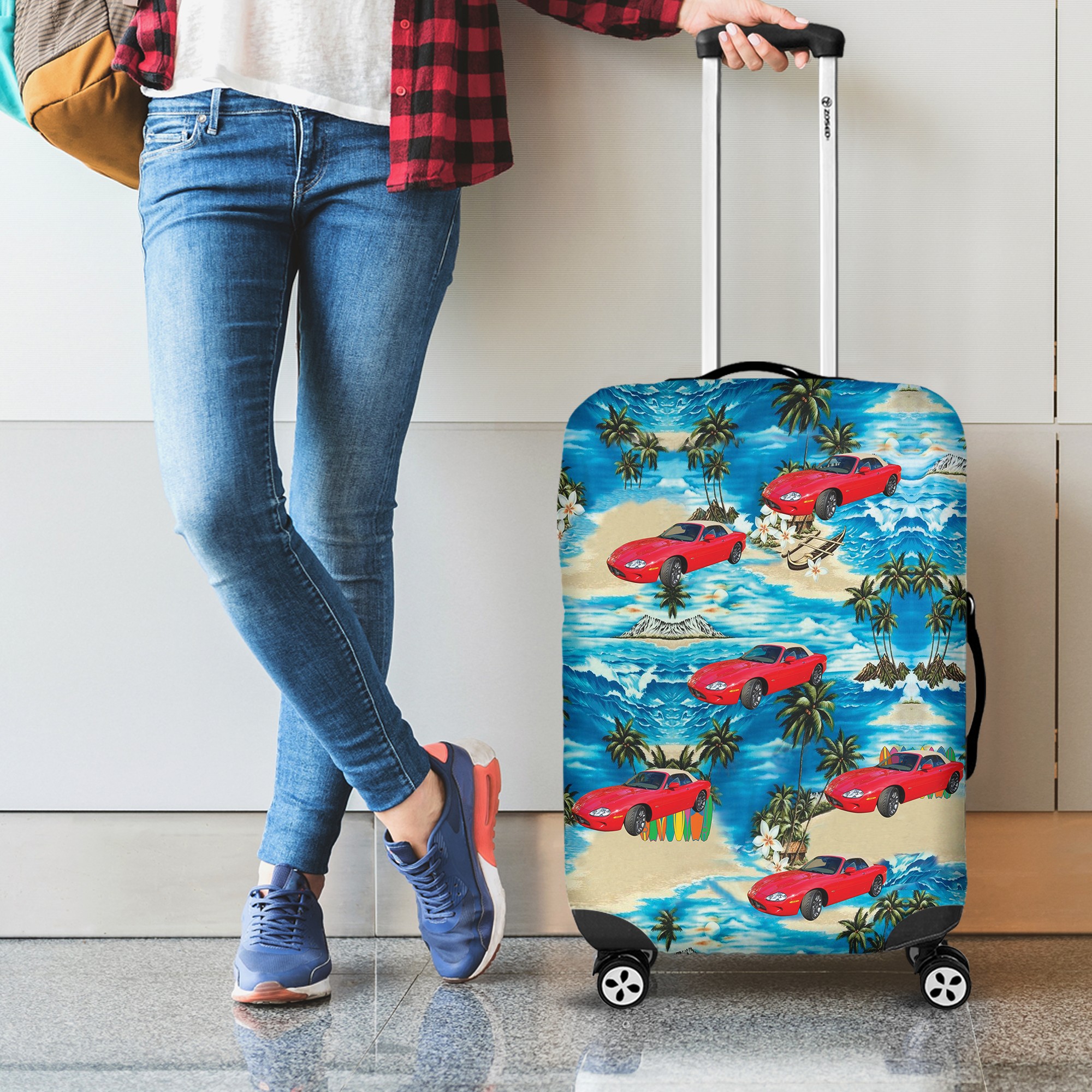 Car Lover Personalized Photo Luggage Cover (Haw2) – Kool-Kool