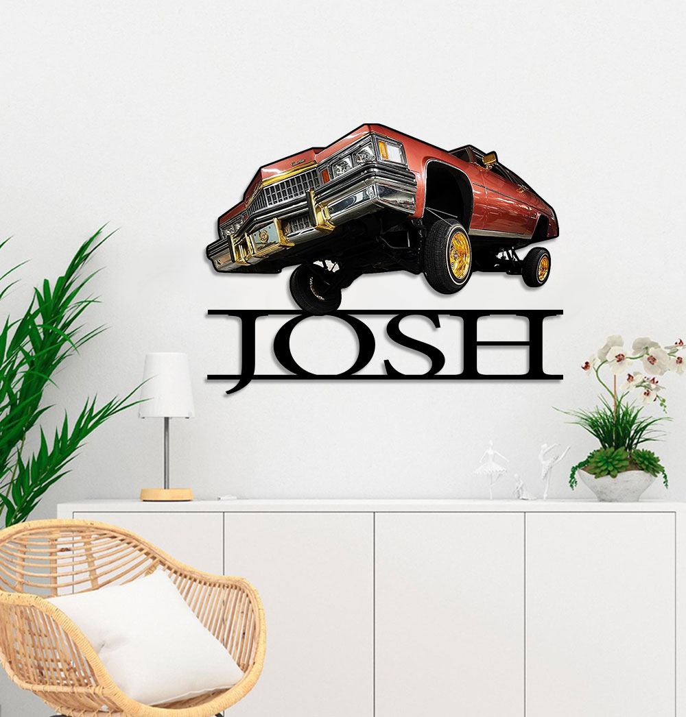 Personalized Photo and Name Lowrider Cut Metal Sign (Phona) – Kool-Kool