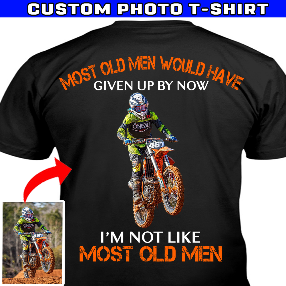 Motocross Personalized Photo T-shirt Print (Race7-v2) – Kool-Kool
