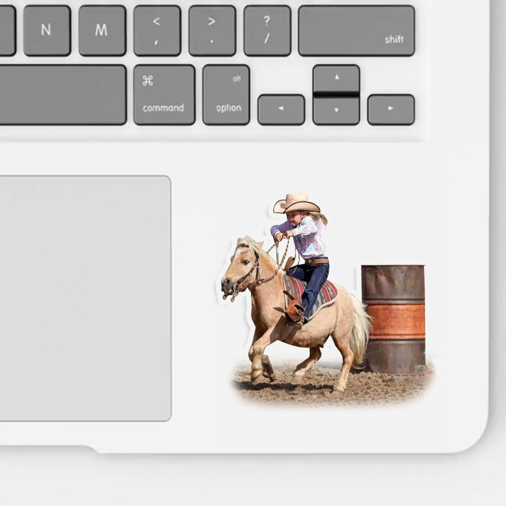 Barrel Racing Personalized Photo Stickers – Kool-Kool