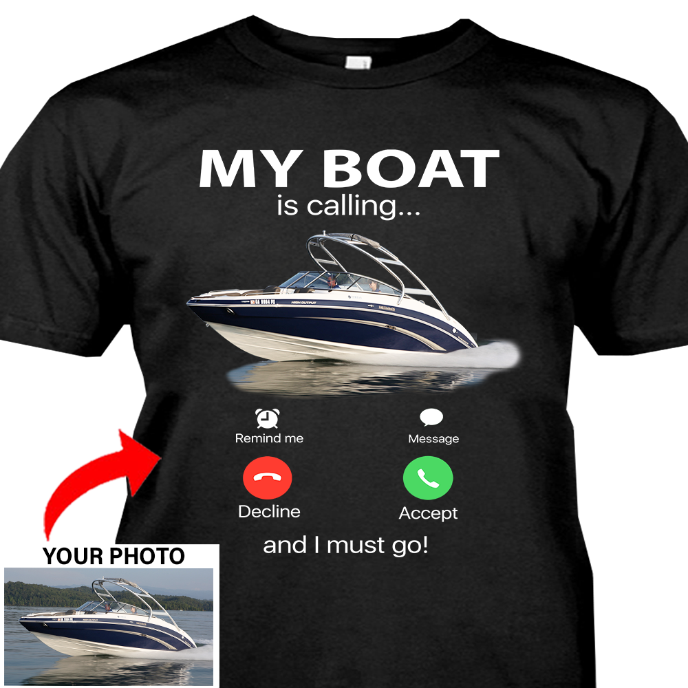 Boat Lovers Custom Photo T-shirt (BK195) – Kool-Kool