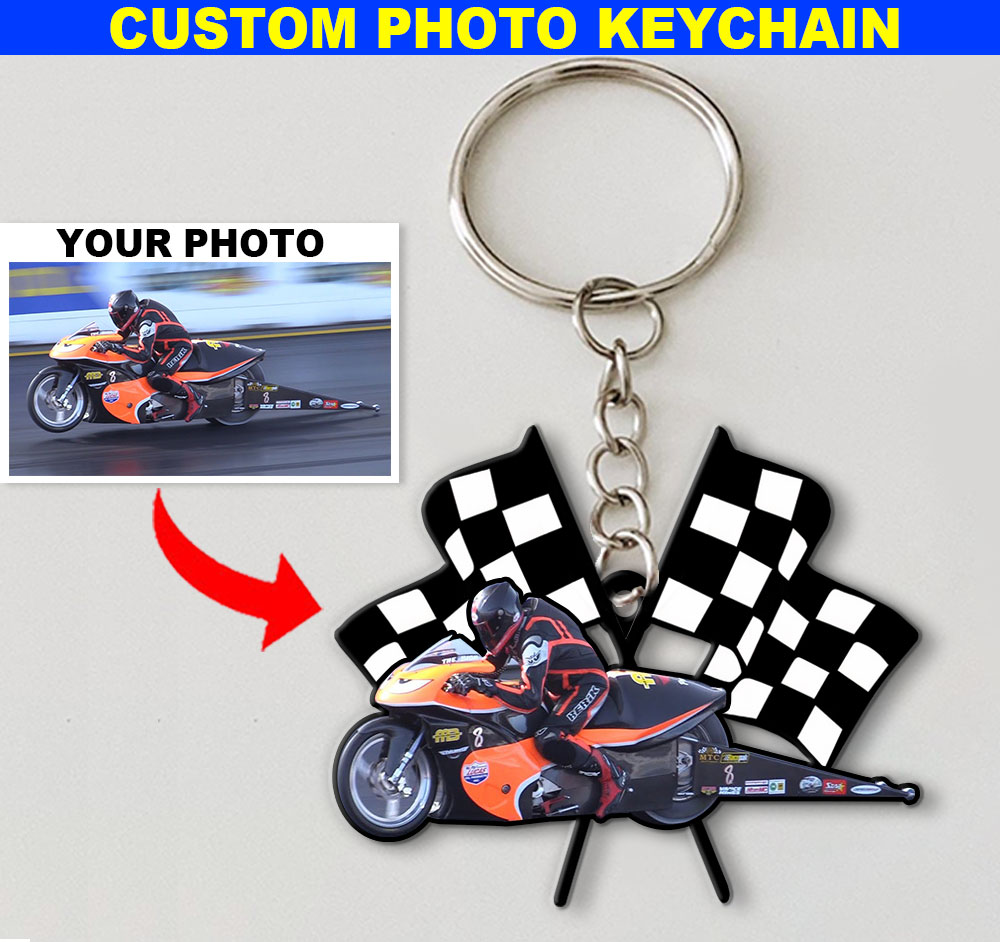 Drag Racing Personalized Photo Keychain (Racingkeychain) – Kool-Kool