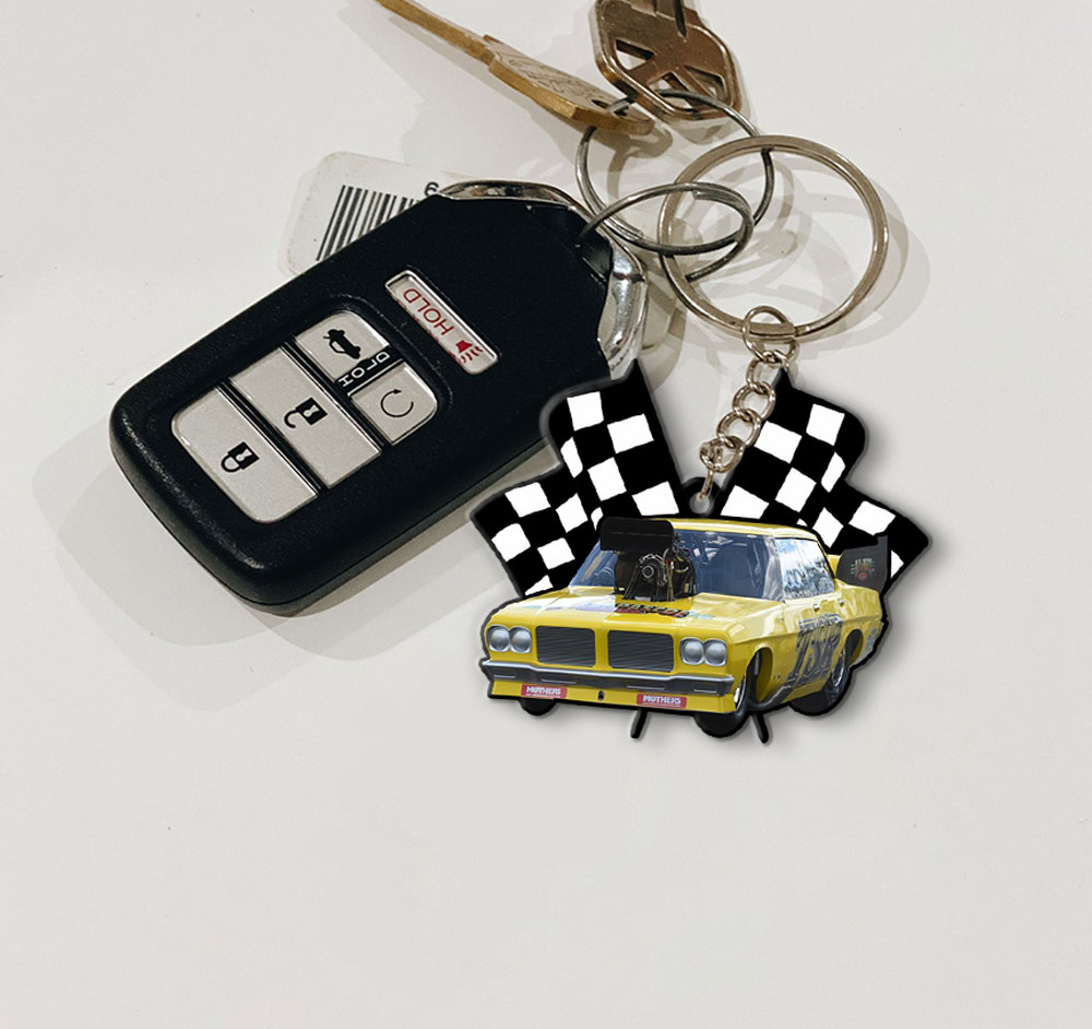 Drag Racing Personalized Photo Keychain (Racingkeychain) – Kool-Kool