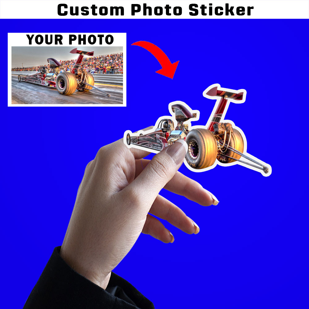 Personalized Photo Drag Racing Stickers – Kool-Kool