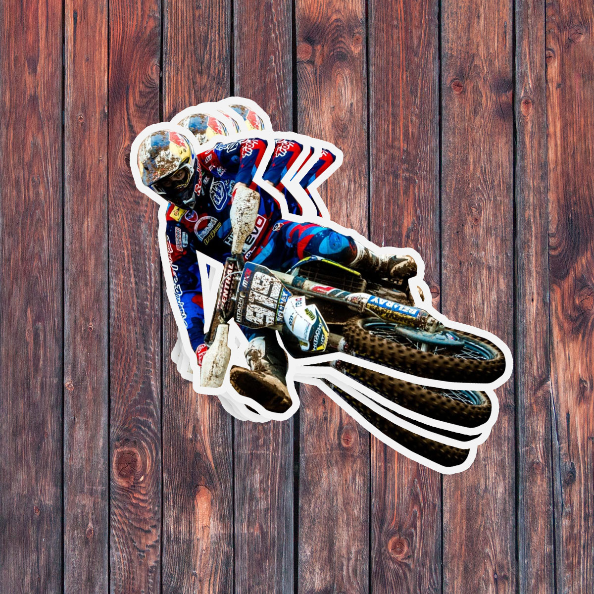 Motocross Personalized Photo Stickers – Kool-Kool