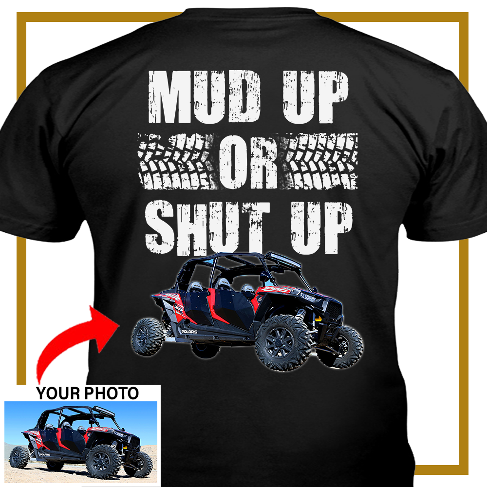 Off-Roading UTV RZR Custom Photo T-shirt Print on the back (RZR5 ...