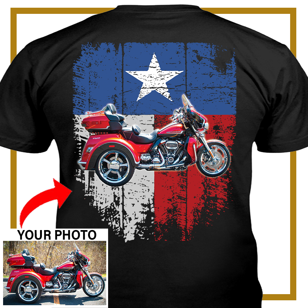 Biker Motorcycle Custom Photo T-shirt (BK330B) – Kool-Kool